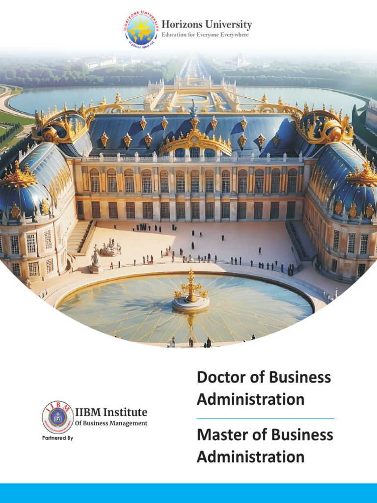 Horizons University Prospectus | PDF | Master Of Business ...