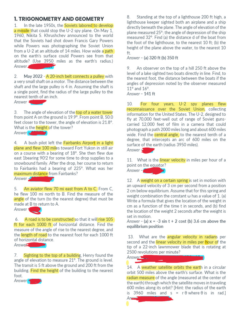 Looksfam Msteeeeeee | PDF | Angle | Area