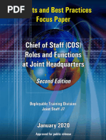 JS-J7 DTD Joint Headquarters Organization, Staff Integration, and ...