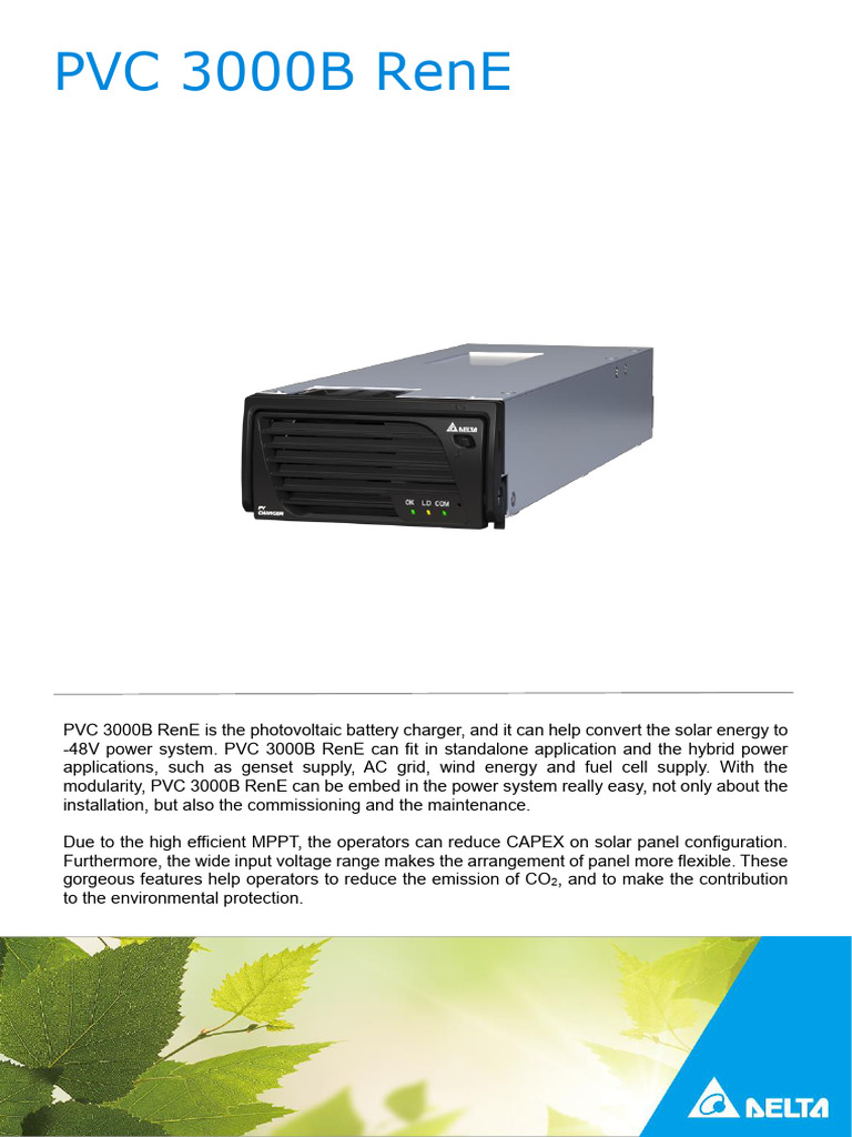 Fact-Sheet TPS PV-Converter PVC-3000B-48 IDA1 en Rev07 (W) | PDF ...