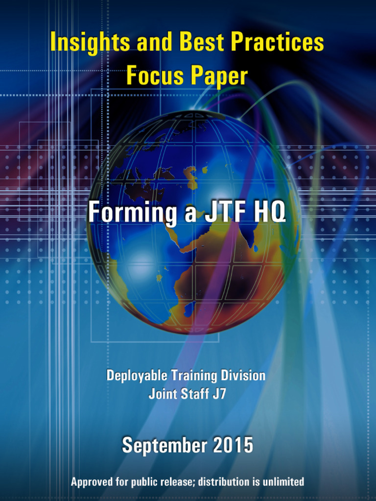 JS-J7 DTD Forming A JTF HQ (1st, 2015-09) | PDF | Headquarters | United ...
