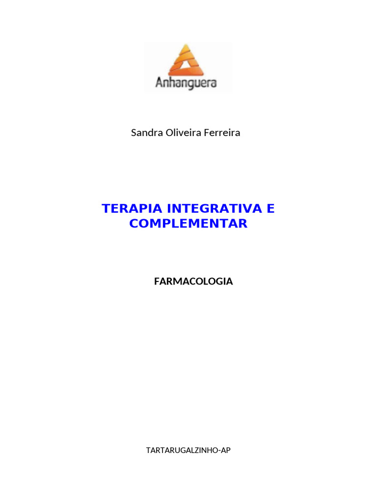 Terapia Integrativa e Complementar, Tartarugalzinho, 4° Semestre | PDF ...
