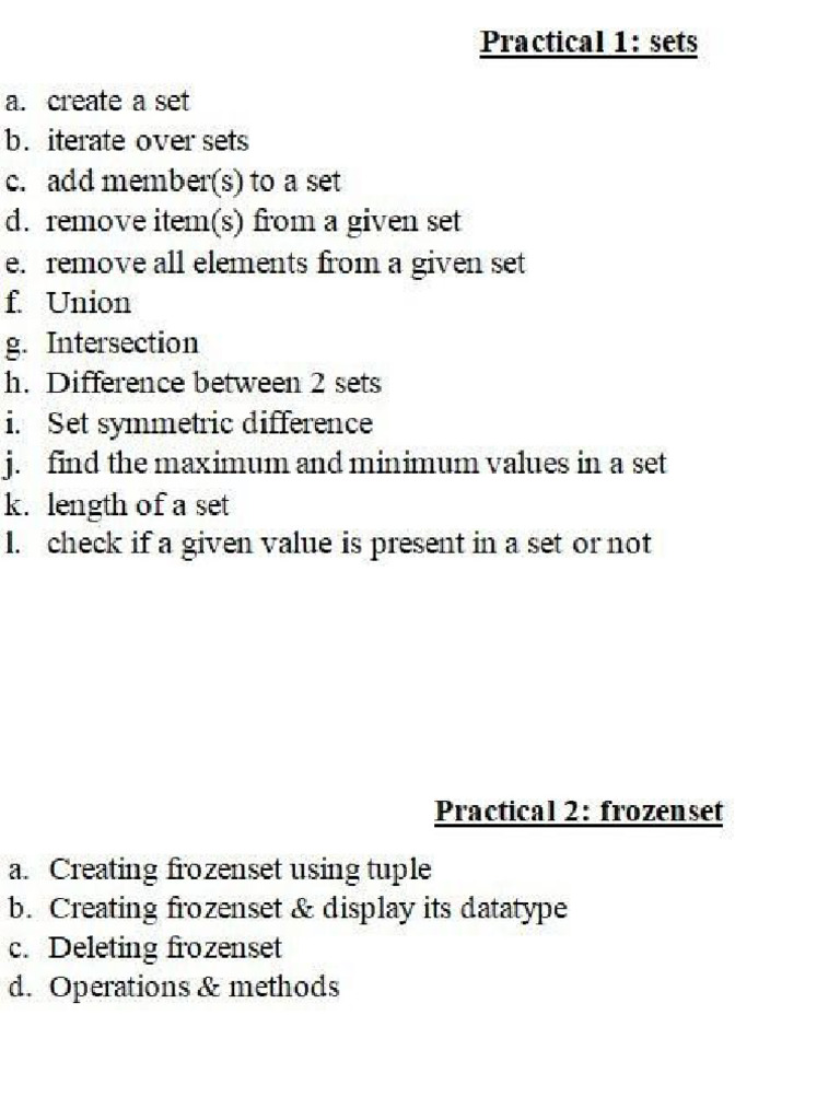 practical list of Adv Python | PDF practical list of Adv Python | PDF