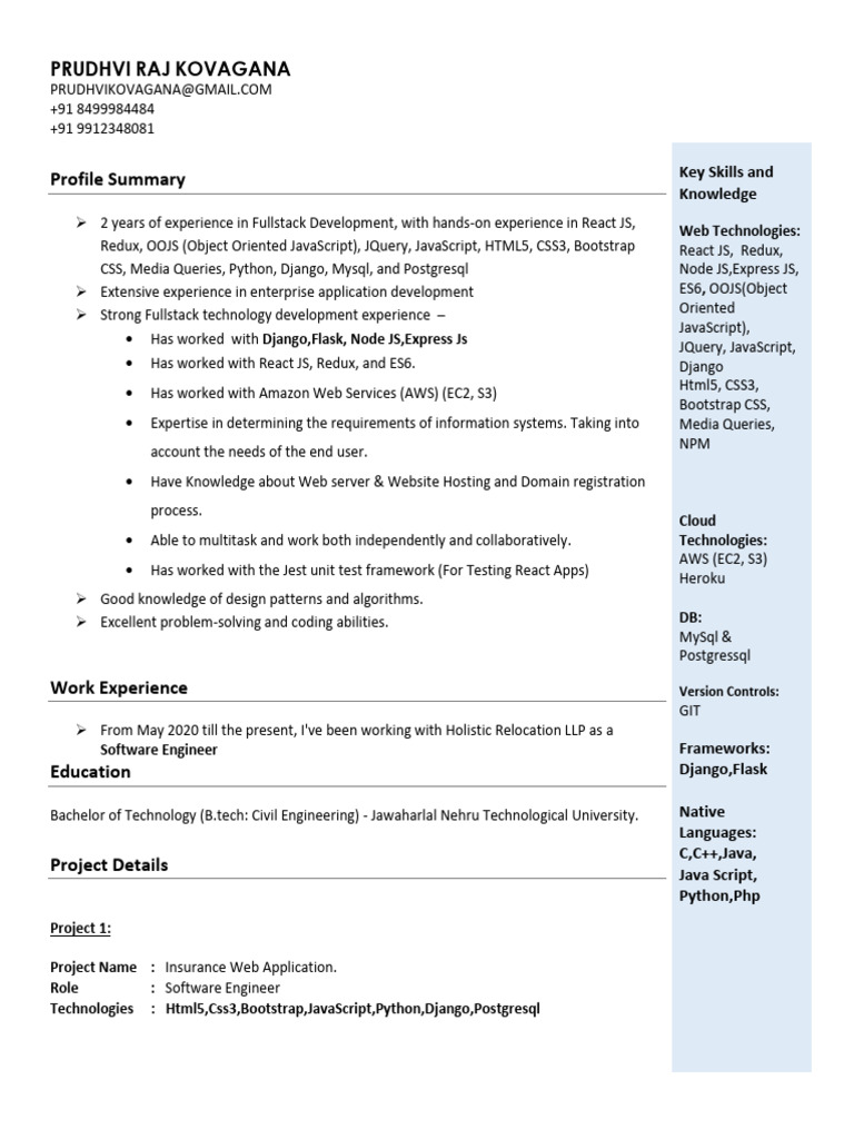 Prudhvi | PDF | Postgre Sql | Java Script