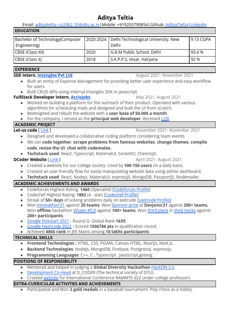 Aditya Teltia | PDF | Information Technology | Cyberspace