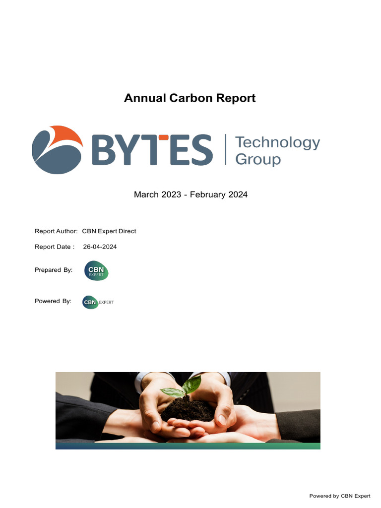 FY24 BTG Annual Carbon Report | PDF | Climate Change Mitigation ...