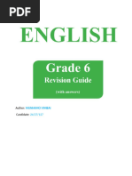 Plus One English G6 Revision | PDF | Question | Pronoun