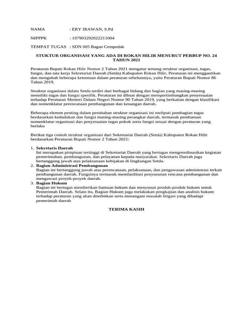 Ery Irawan - Laporan Tugas Individu | PDF | Bisnis | Hukum