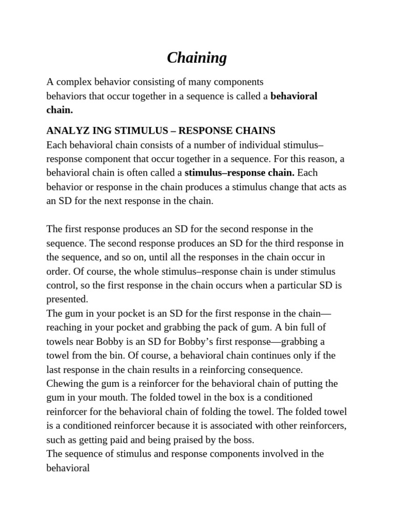 Behaviour Modification Assignment 1 | PDF | Learning | Reinforcement