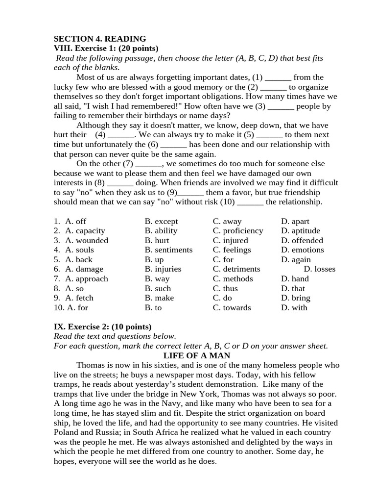Reading Comprehension Exercises | PDF | Water Vapor | Water