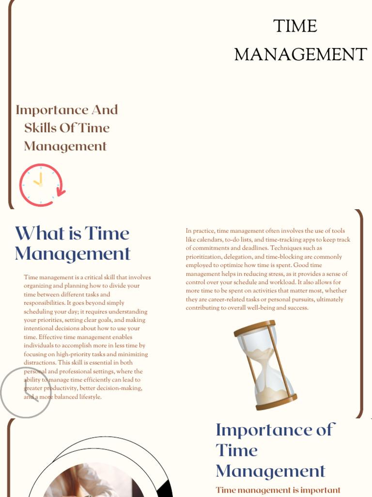 Pink Cute Illustration Time Management Presentation - 20241116 - 191713 ...