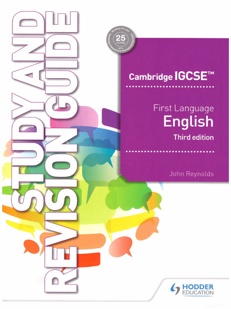 Cambridge IGCSE First Level English Study Revision Guide 3rd Edition | PDF