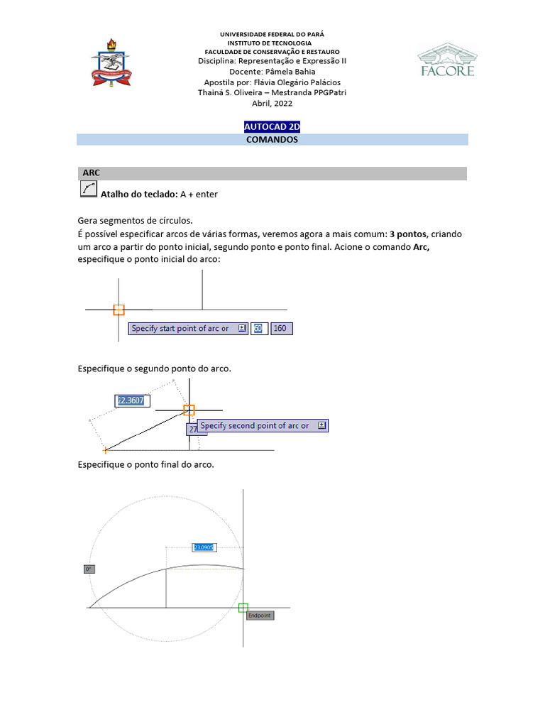 Comandos AutoCAD para Estudantes | PDF