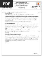 Life of Pi Grade 12 Exam Questions | PDF