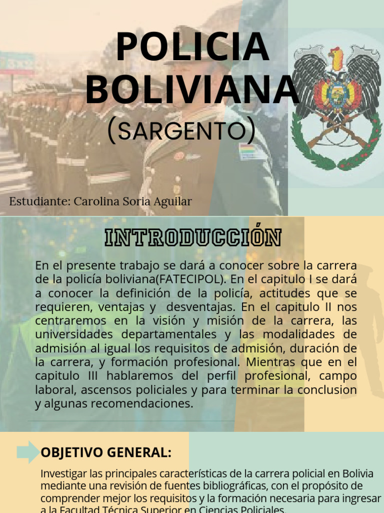 Carrera de Sargento en Policía Boliviana | PDF | Policía | Valores
