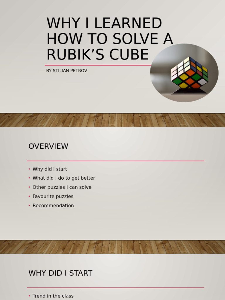Rubik's Cube Mastery Journey | PDF
