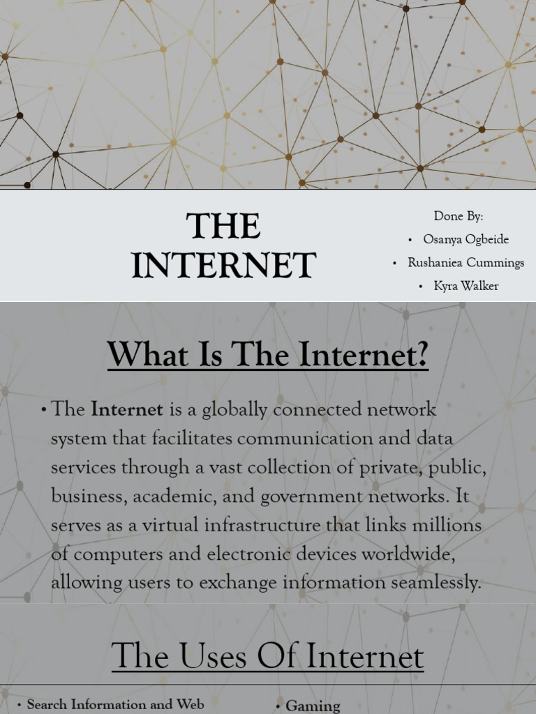 EDPM Presentation | PDF | Internet | Data
