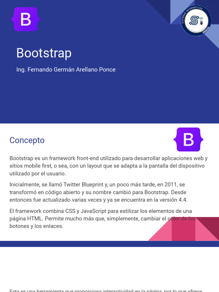 16 Bootstrap | PDF | Bootstrap (marco frontal) | Desarrollo web
