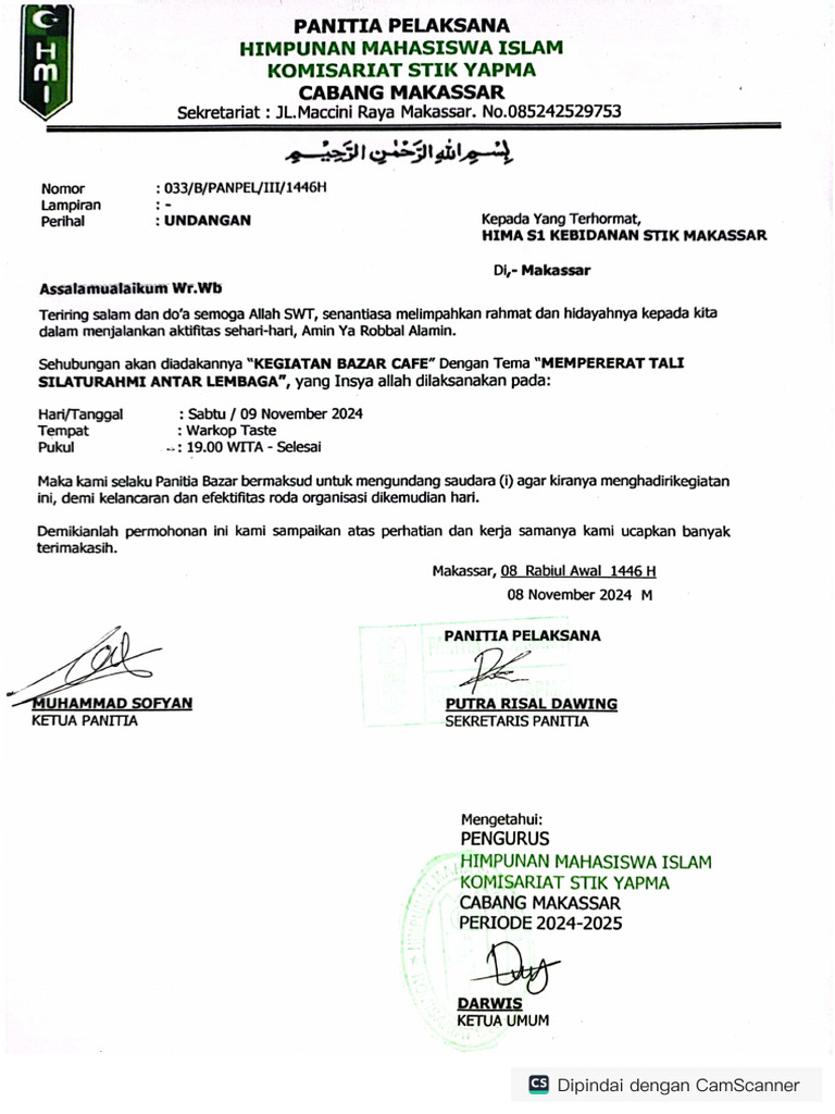 Hima S1 Kebidanan Stik Makassar - 1 | PDF