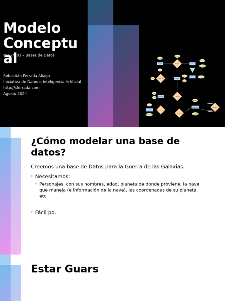 3 Modelamiento Conceptual | PDF | Base de datos relacional | Modelo ...
