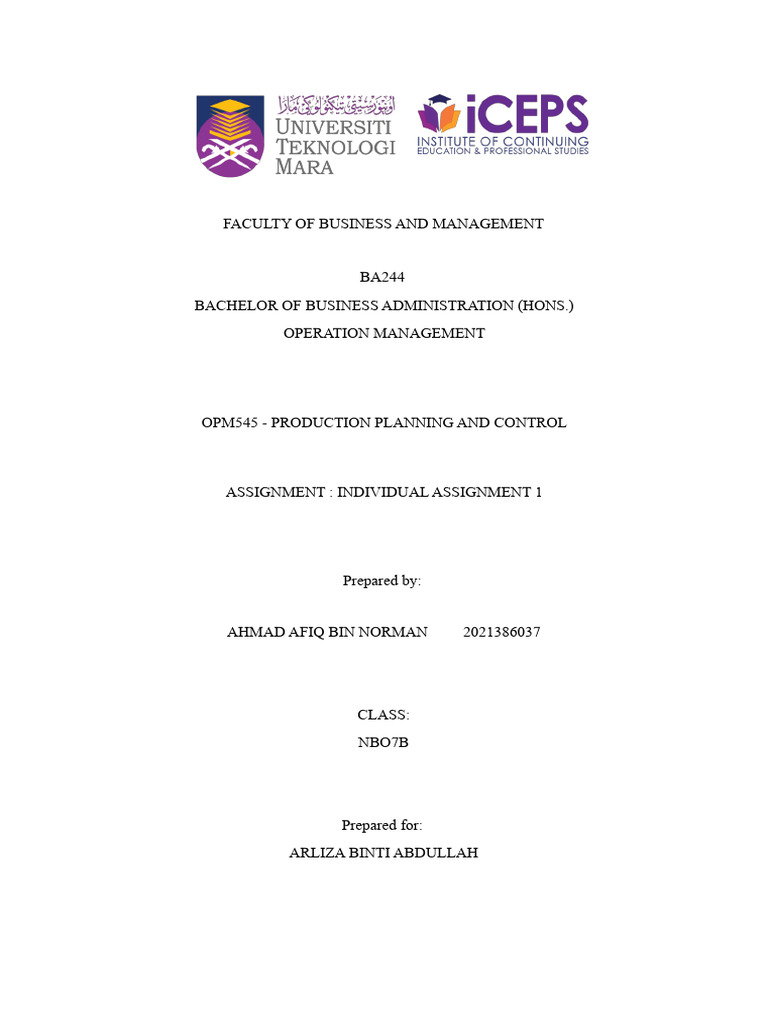 Opm545 Individual Assignment 1 | PDF | Forecasting | Quantitative Research