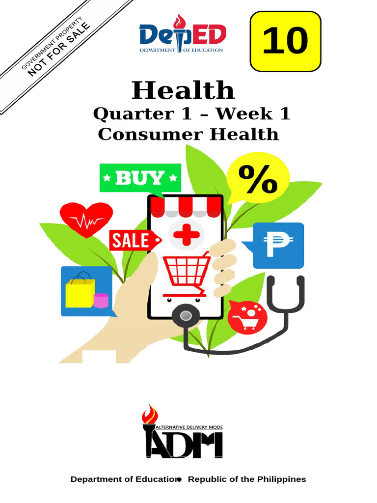Health: Quarter 1 - Week 1 Consumer Health | PDF | Health Professional ...