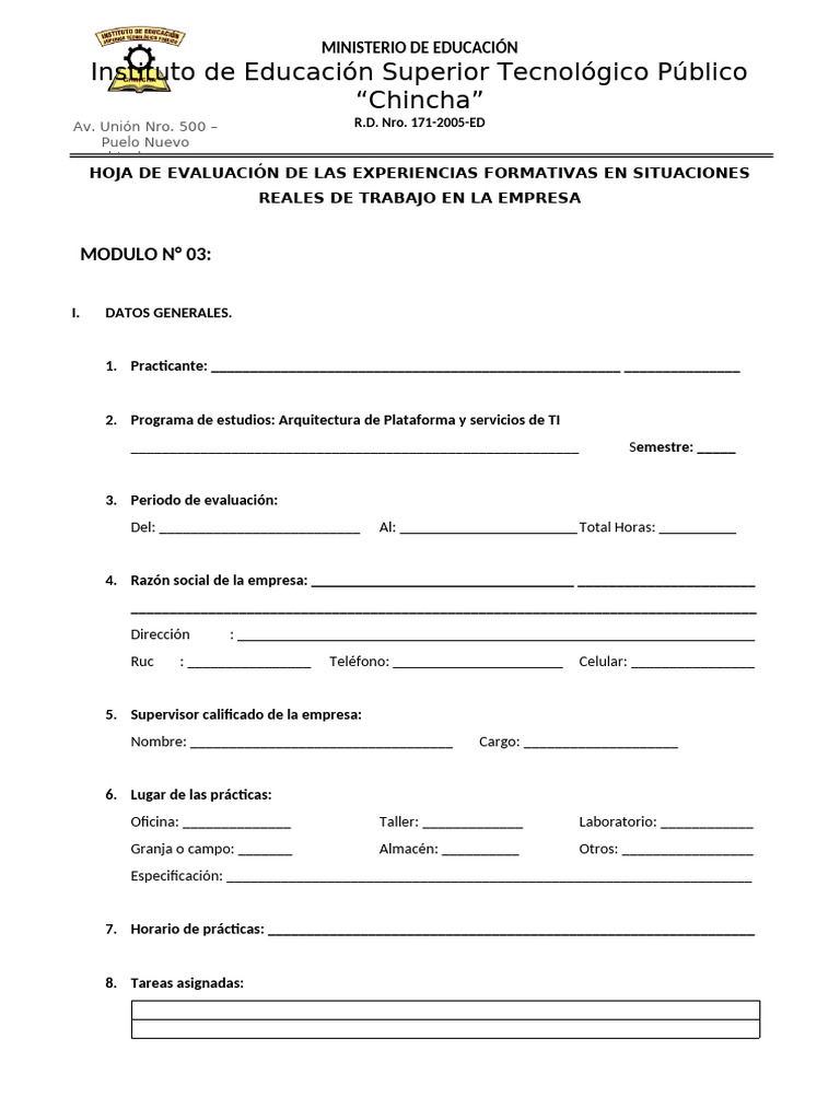 Modulo 3 | PDF | Evaluación