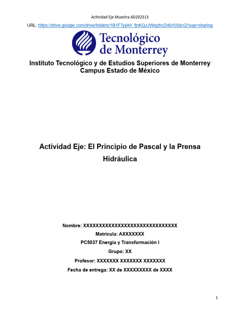 Act Eje Ejemplo | PDF | Presión | Cantidades fisicas