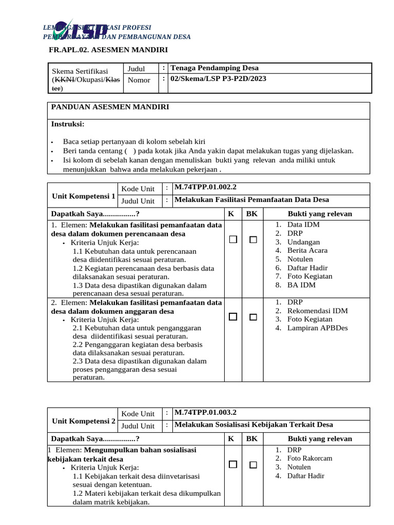 FR - Apl 02. Skema PD - Nifa | PDF