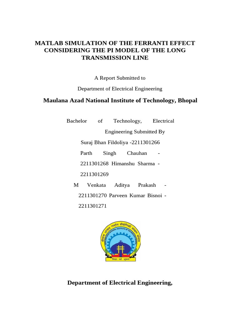 Project Hover | PDF | Electrical Network | Electric Power Transmission