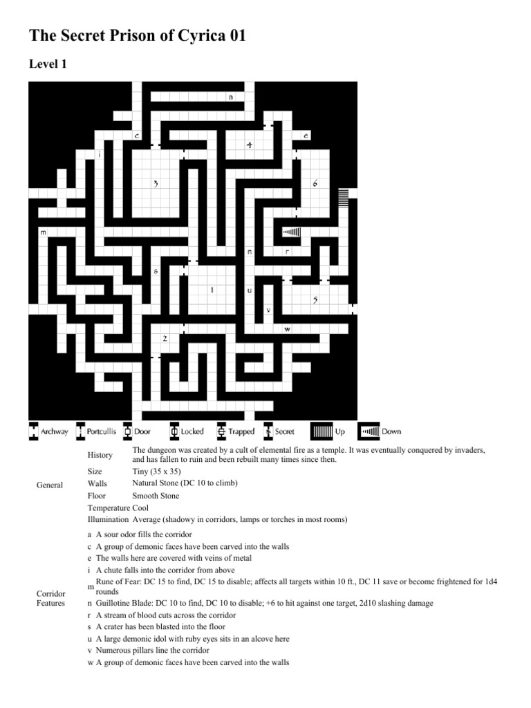 The Secret Prison of Cyrica 01 | PDF