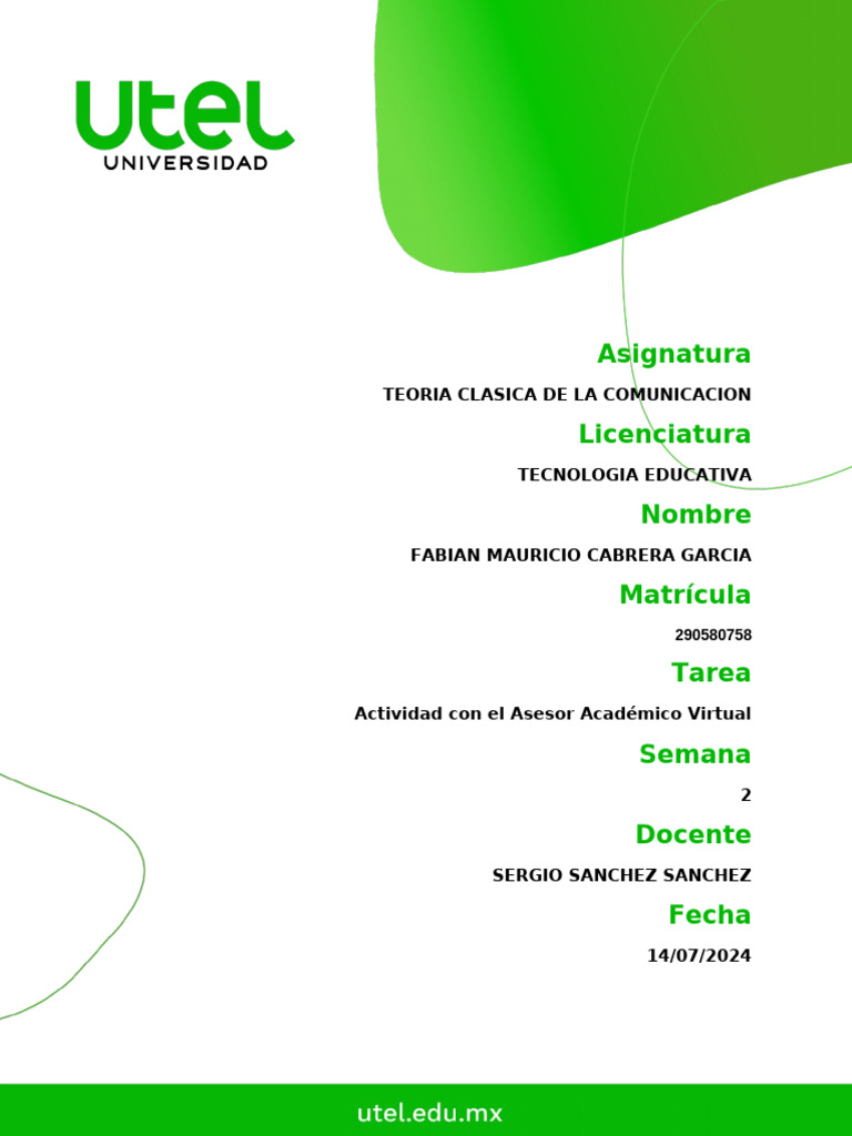 Formato Actual Utel Plus (Descargar Documento Desde Archivo) | PDF