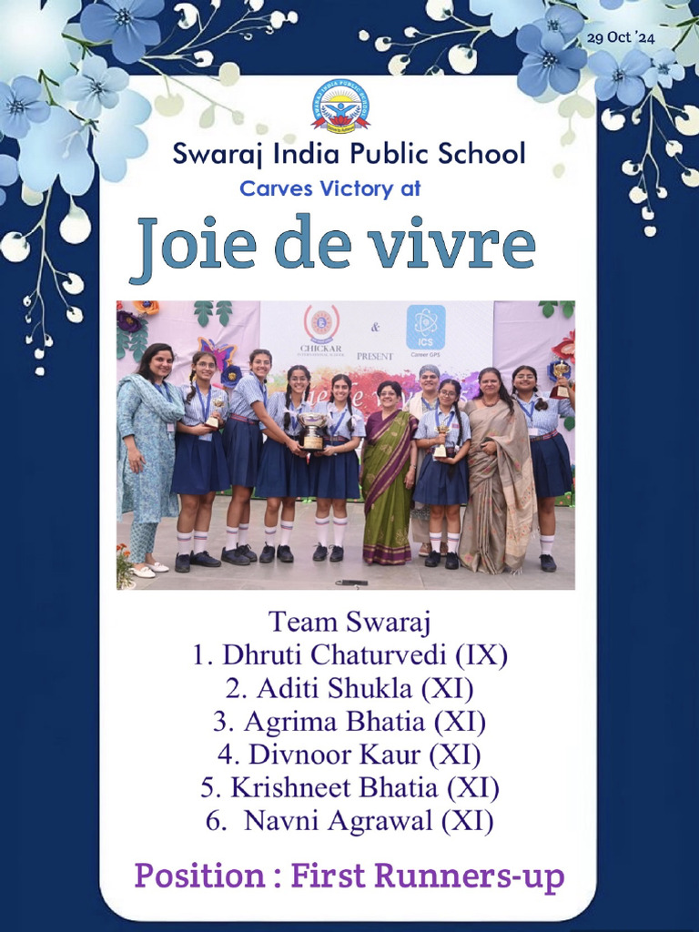 Swaraj India Carves Victory at Cultural Fest | PDF