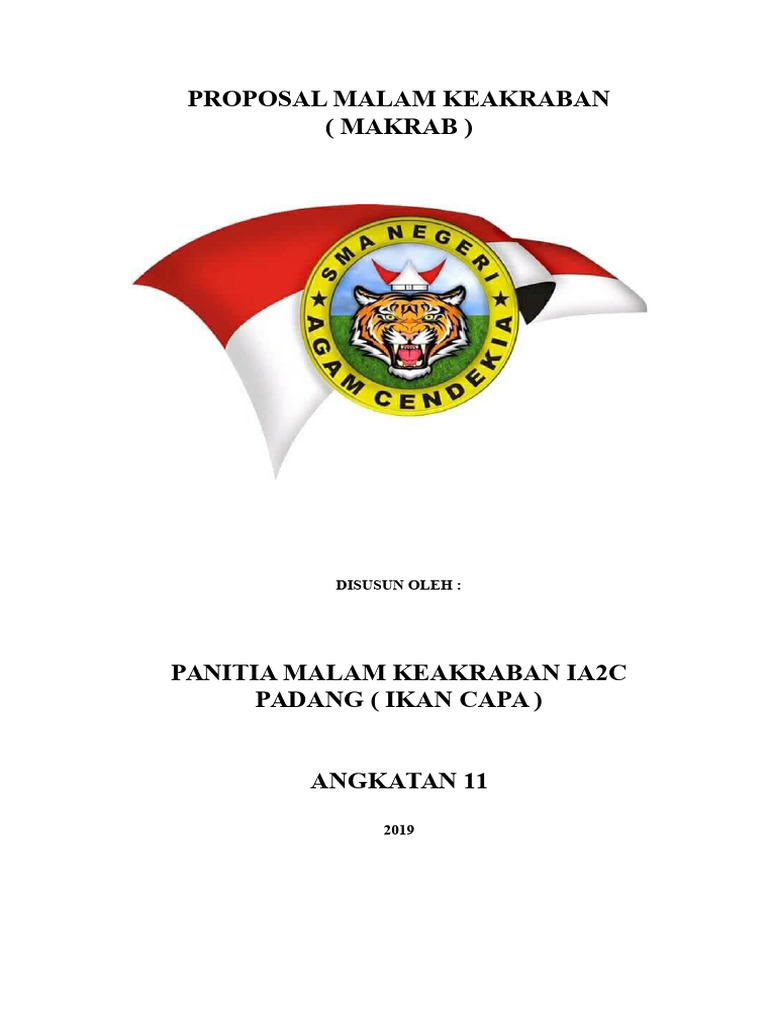 PROPOSAL MAKRAB Ia2c Padang | PDF