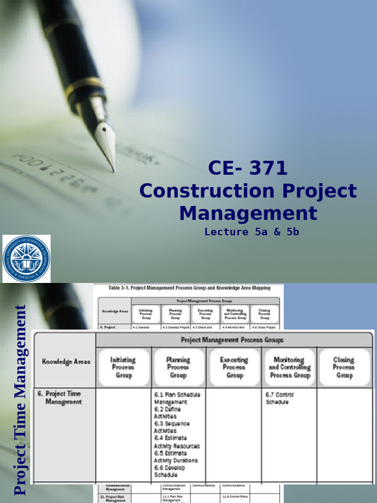 CPM Lecture 05a&05b-Proj Time MGMT | PDF | Computers