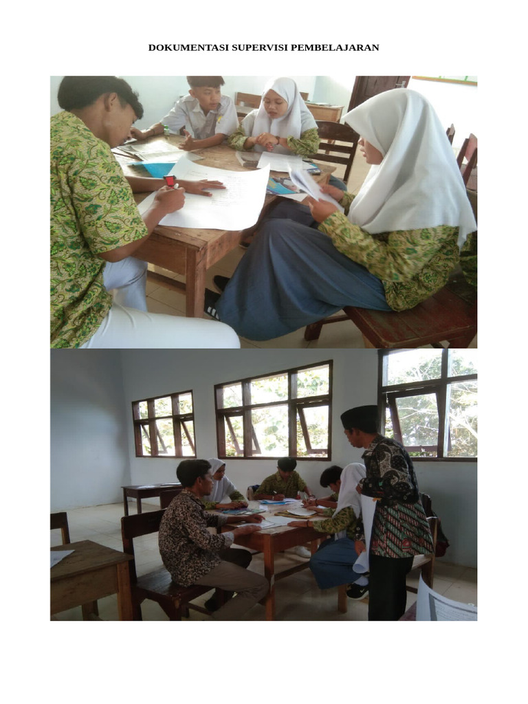 Dokumentasi Supervisi Pembelajaran | PDF