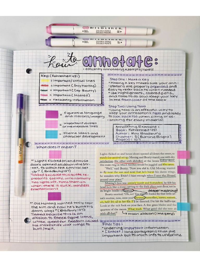How To Annotate Novel | PDF