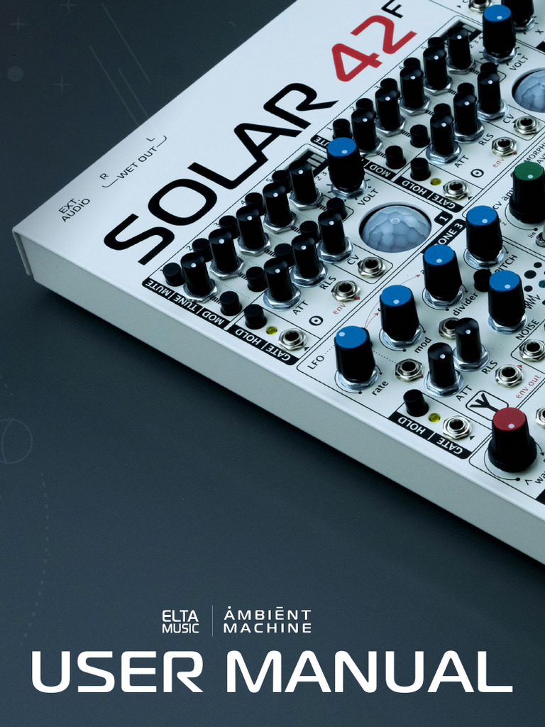 Solar 42F Synthesizer Manual | PDF | Frequency Modulation | Synthesizer