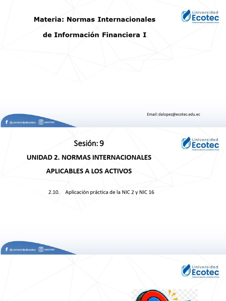 Normas Internacionales de Activos: NIC 2 y NIC 16 | PDF | Depreciación ...