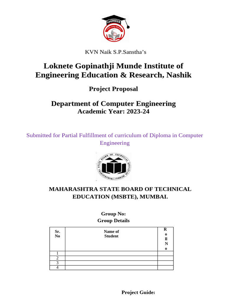 CPP Report Proposal Format | PDF | Software Engineering | Office Equipment