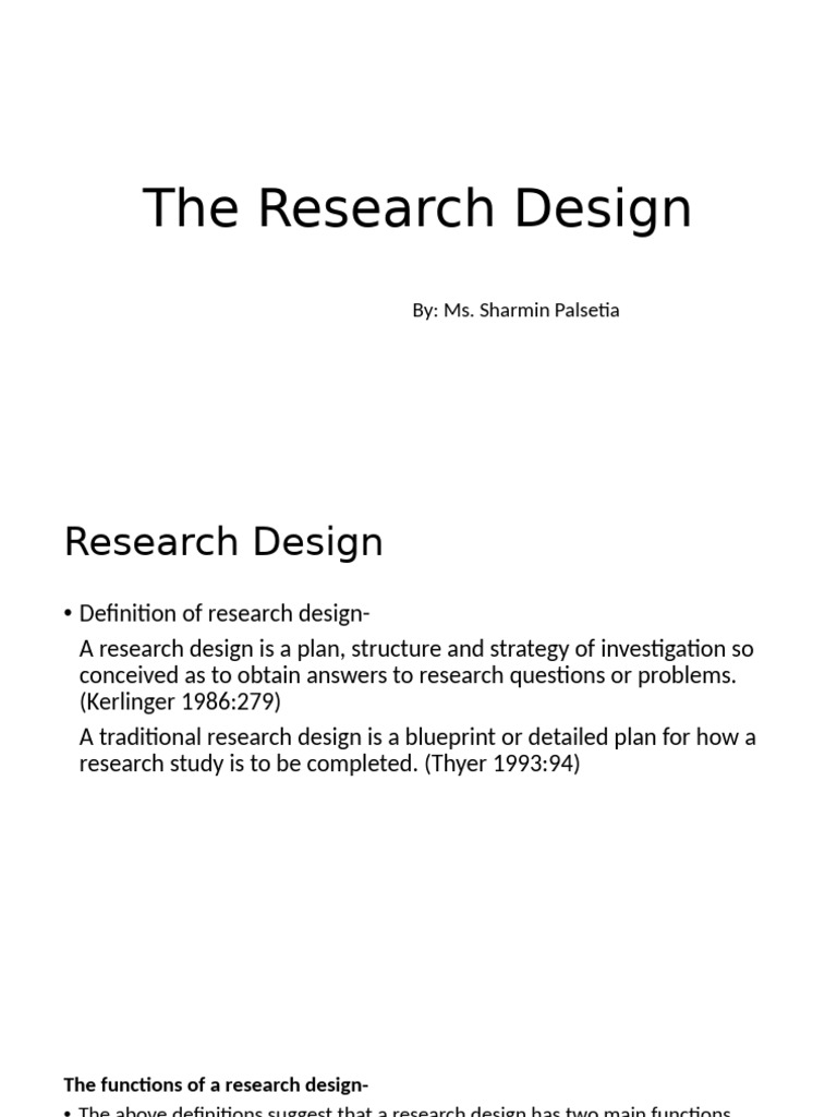 Unit 2 - Research Design | PDF | Experiment | Psychology