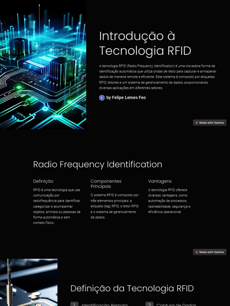 Introducao A Tecnologia RFID | PDF | Identificação de radiofrequência ... Introducao A Tecnologia RFID | PDF | Identificação de radiofrequência ...