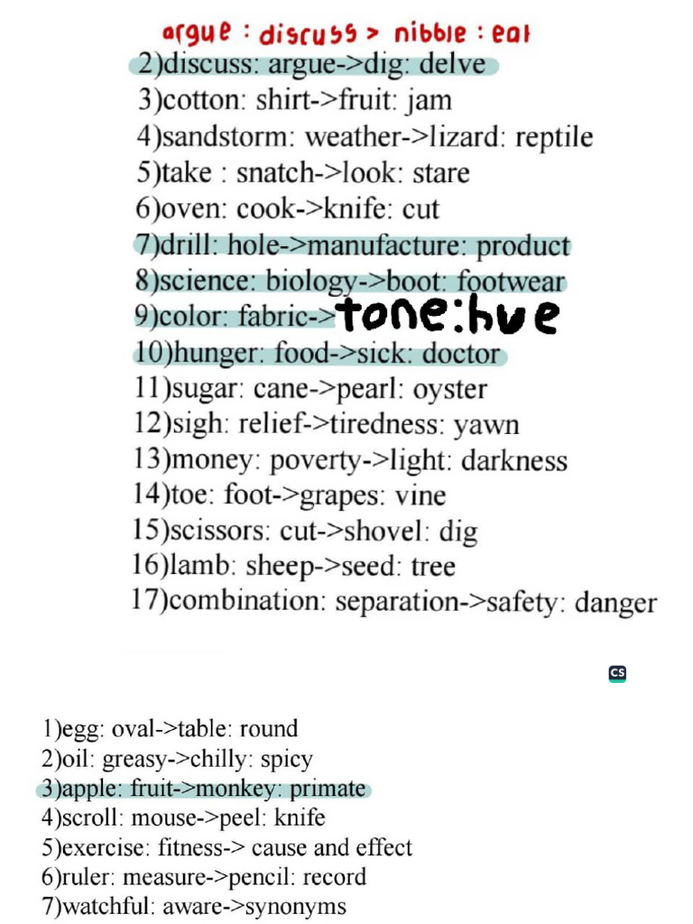 GAT Practice Questions | PDF