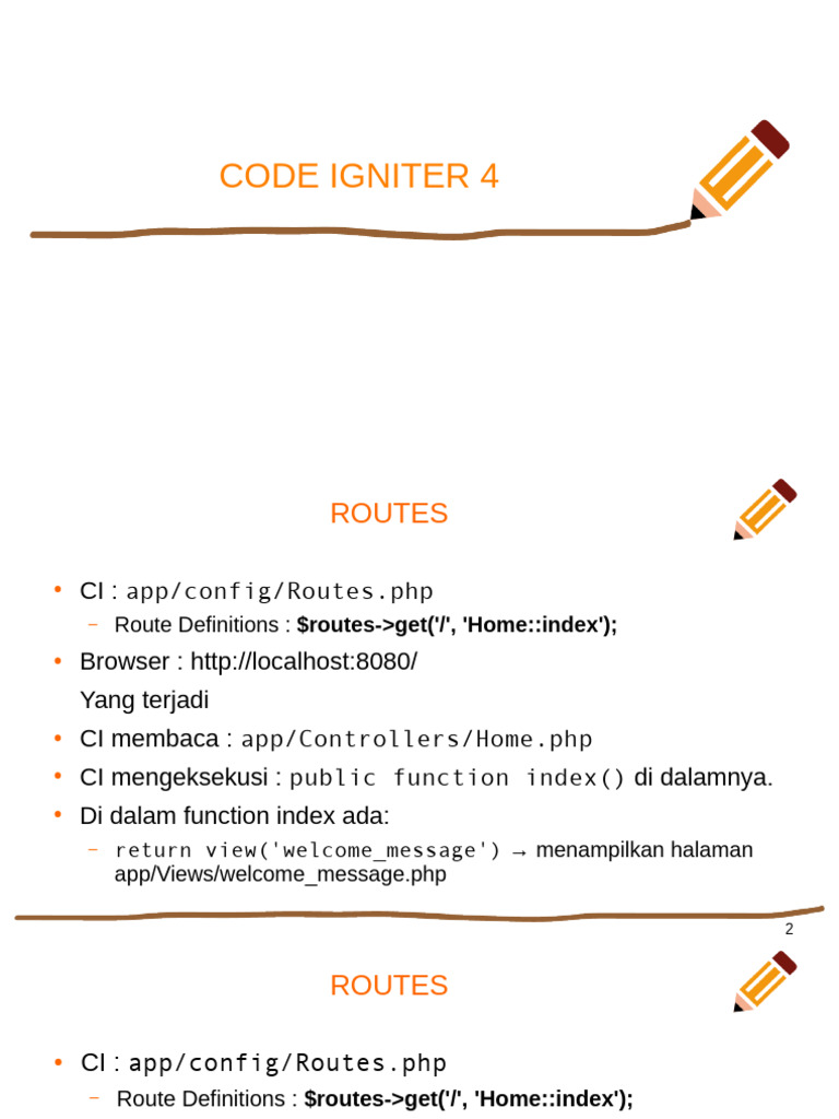 Konsep Dasar CodeIgniter 4 | PDF | Komputer