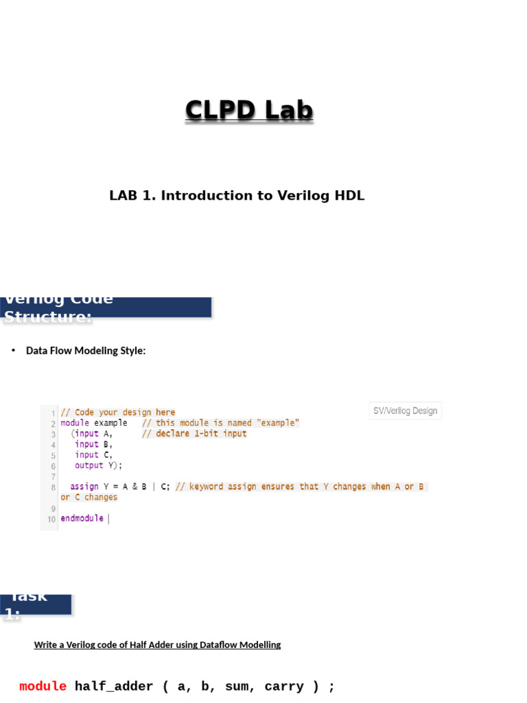Lab1-Introduction_Verilog | PDF Lab1-Introduction_Verilog | PDF