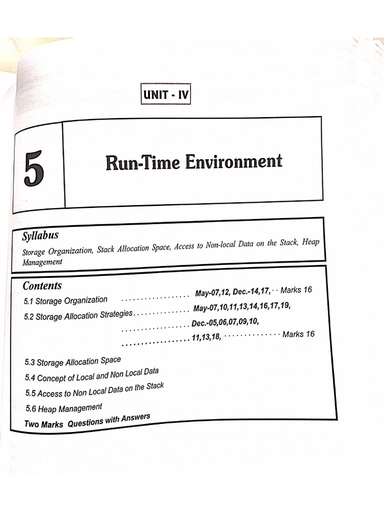Compiler Design Unit 4 | PDF Compiler Design Unit 4 | PDF