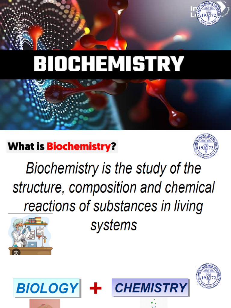 Introduction To Biochemistry | PDF