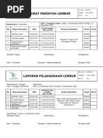 Form Lembur | PDF