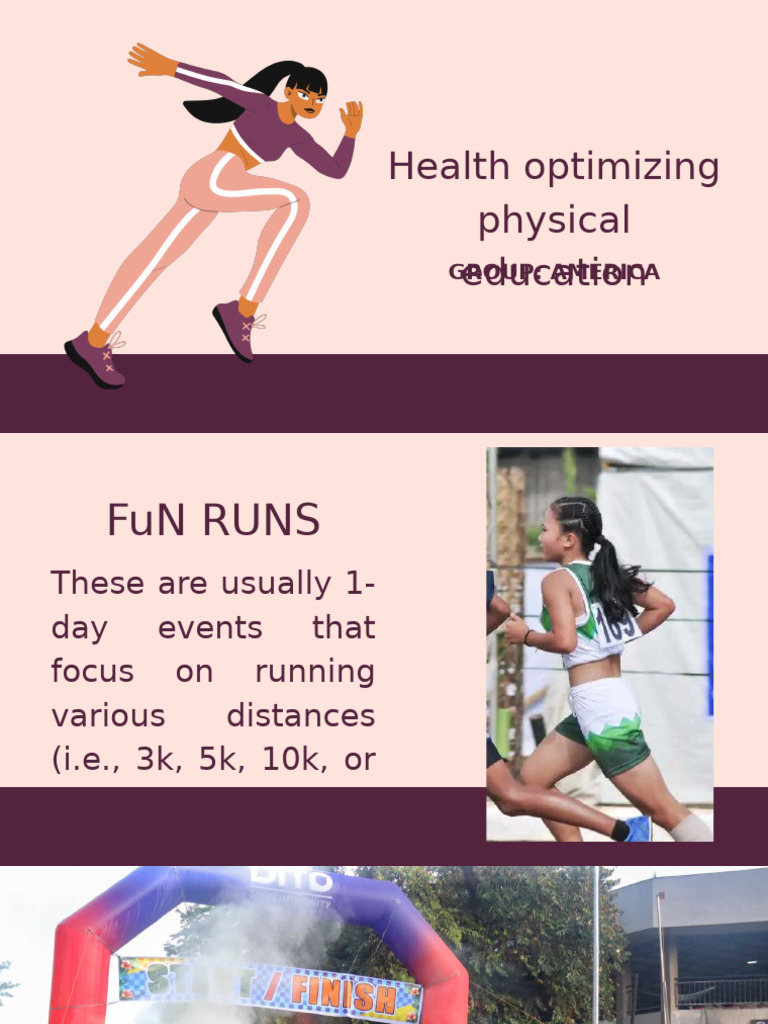 Beige and Purple Illustrated Physical Education Physical Fitness ...