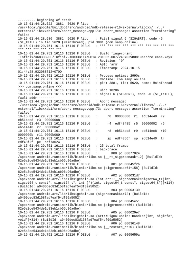 Logcat | PDF | Computer Architecture | Computer Engineering